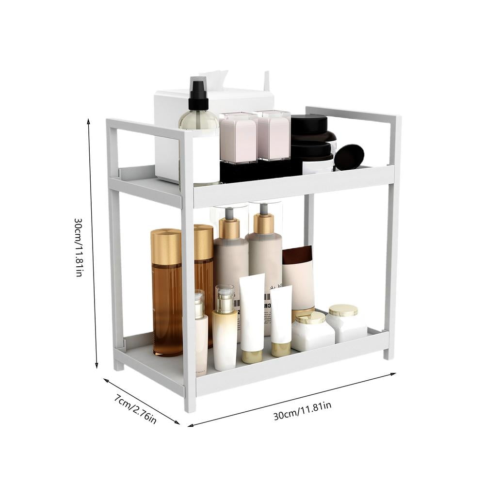 DAYEH Desk Shelf Organizer 2 Tier Desktop Shelves Bookshelf Storage ...