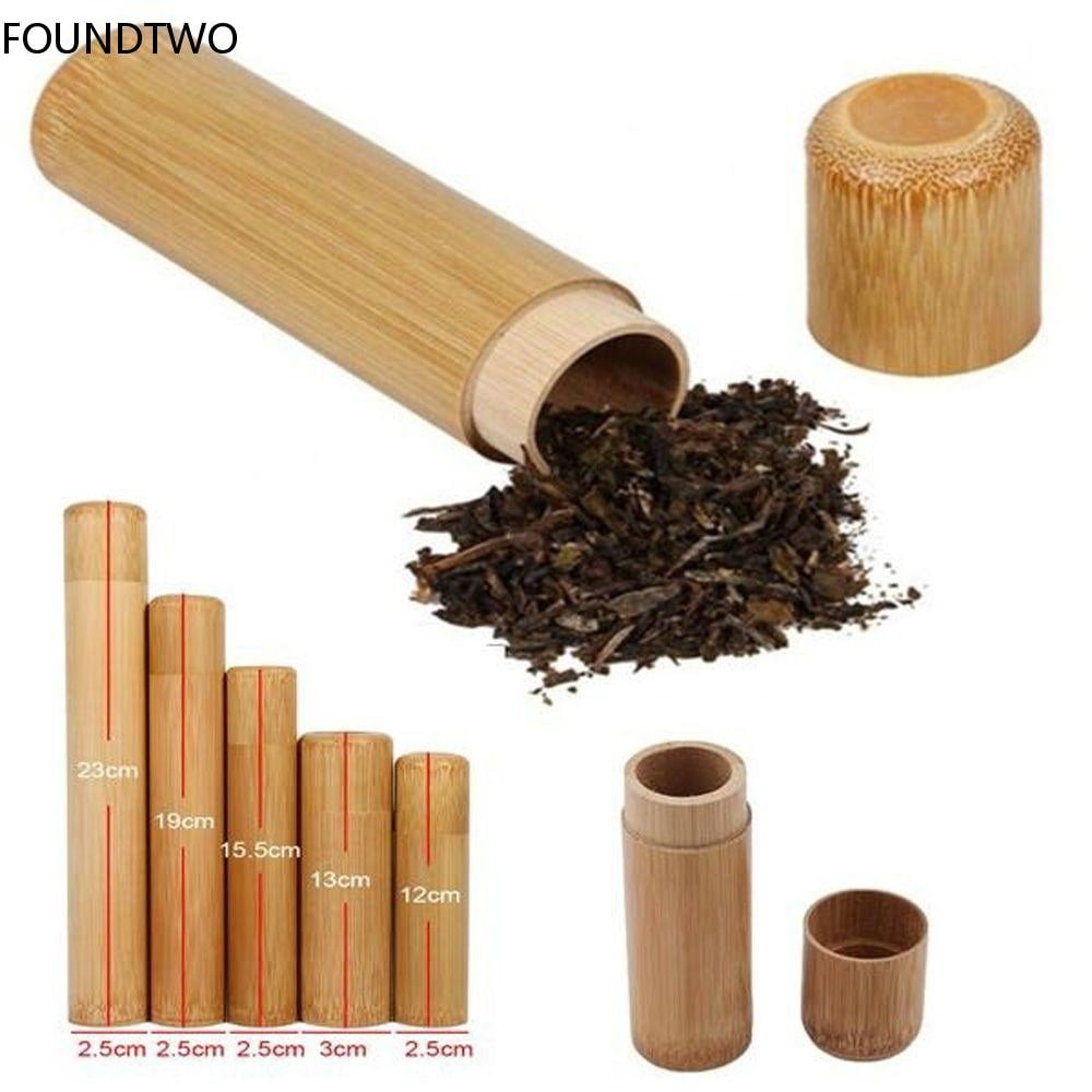 DAYEH Eco-friendly Jar Portable Tea Canister Lid Handmade Natural ...