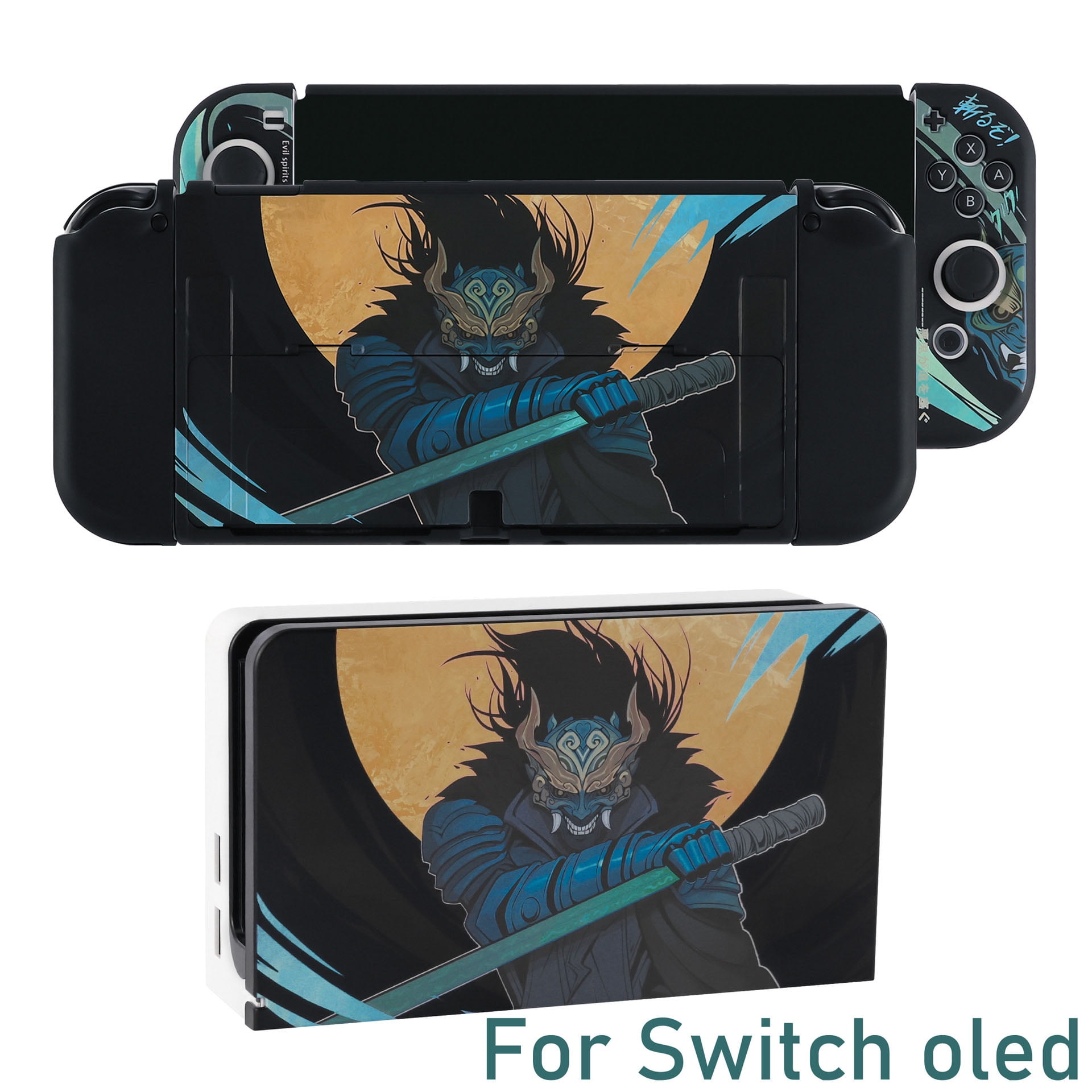 DAYEH Green Ghost Hard TV Dock Cover Charger Stand Case for Nintendo ...