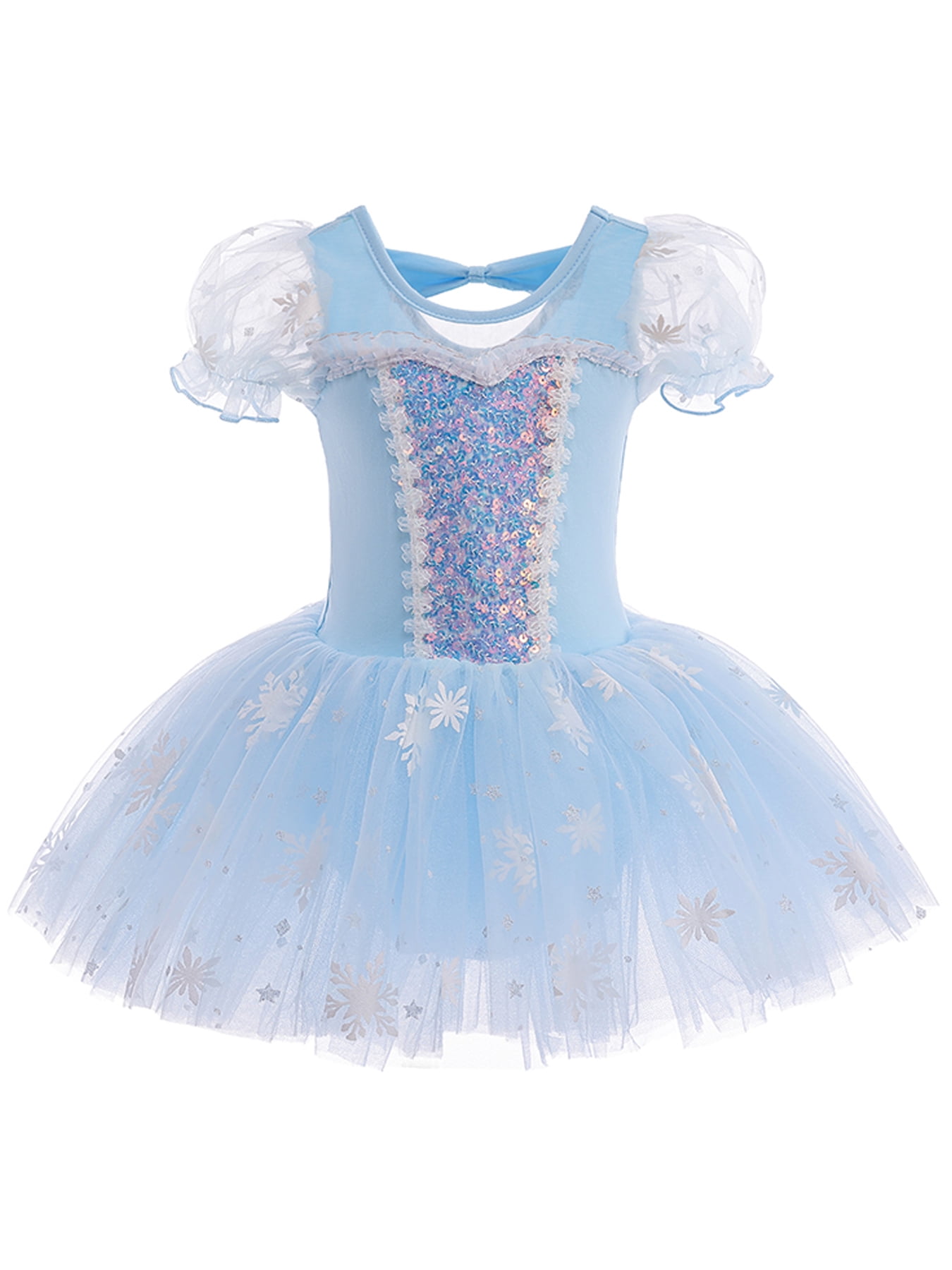 DAYEH Gril Dress Ballet Leotards for Girls Full Skirted Dance Tutu ...