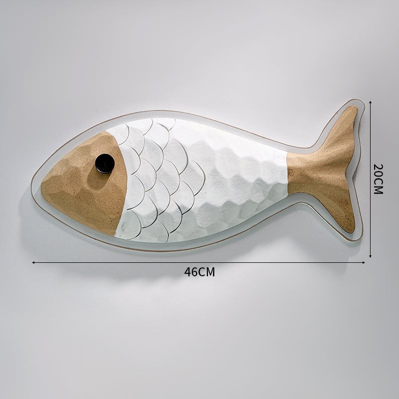 DAYEH Mediterranean style fish pendant wall three-dimensional fish ...