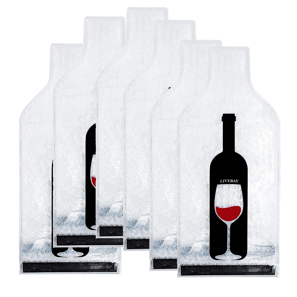 DAYEH PROTECTION Reusable Wine Bags for Travel, Wine Protector Sleeve ...