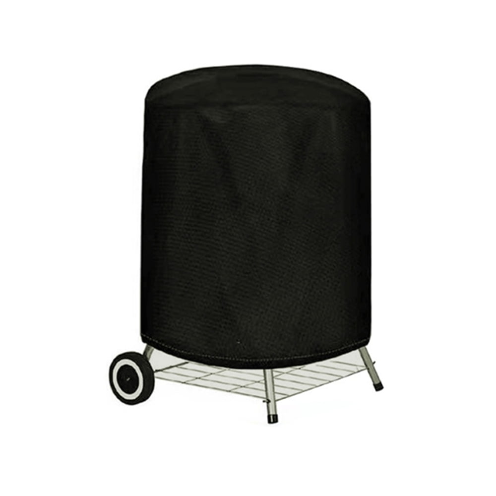 DAYEH Round Black Outdoor Grill Cover Fire Pit Stove BBQ Covers ...