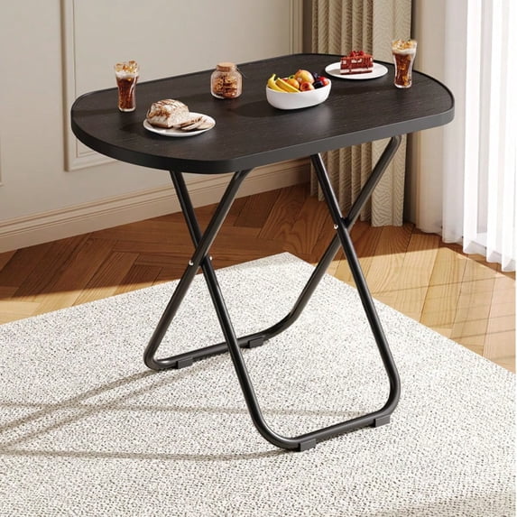 DAYIKA-S Stable Tray Table With No Assembly Required, TV Dinner Tray ...