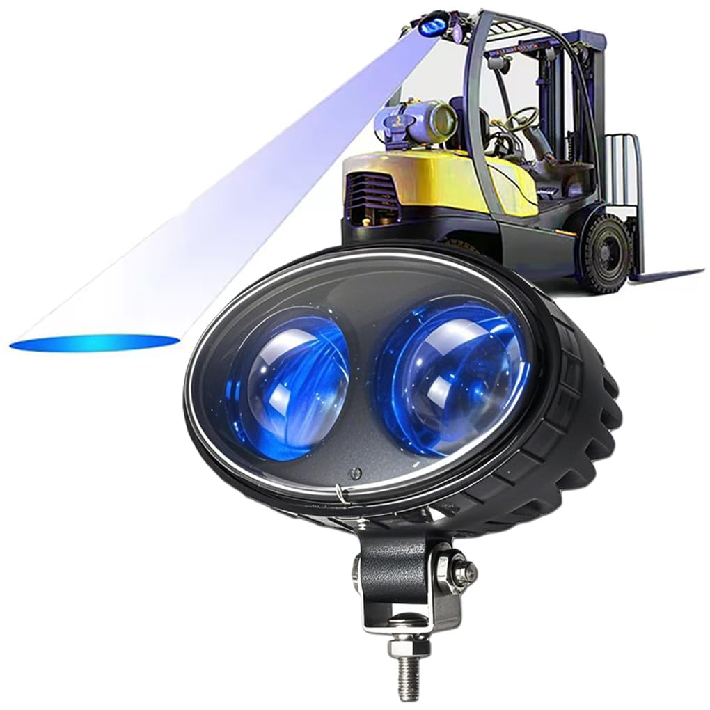 DAYSEN LED Forklift Safety OIF8 Lights Blue Spot Pattern for Warehouse ...