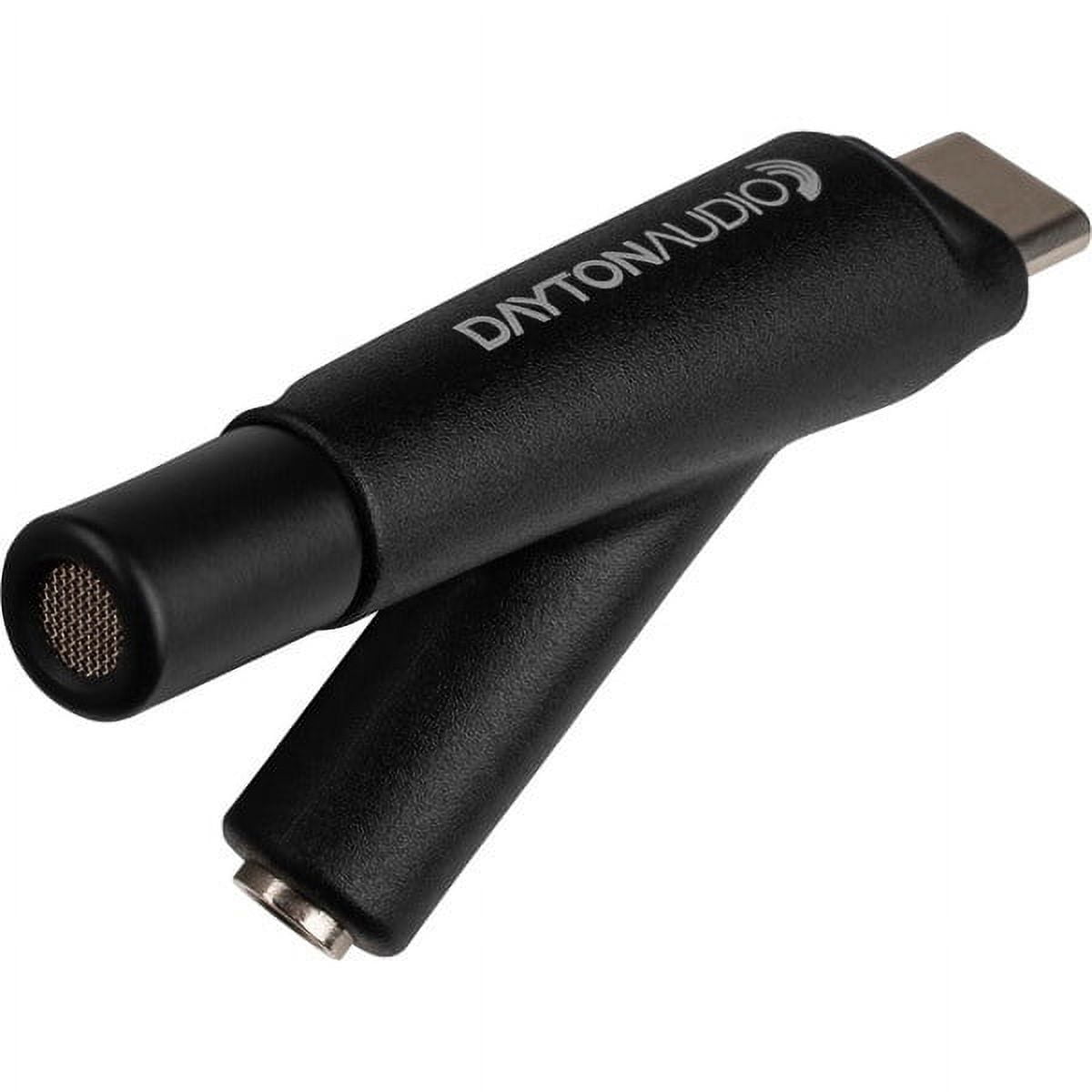 Dayton Audio iMM-6C iDevice USB-C Calibrated Microphone - Walmart.com