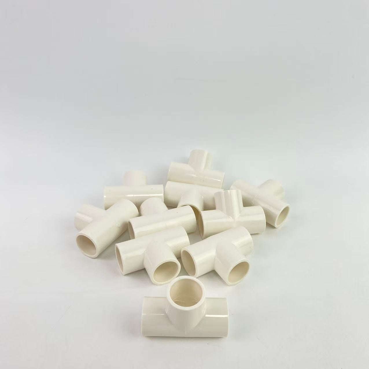 DAYU non-metal couplings,1/2" 3-Way Tee PVC Fittings Coupling Adapter ...