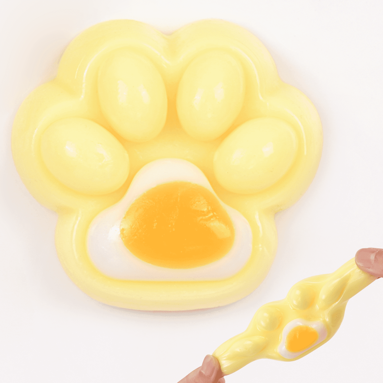 DAZLUTE Big Cat Paw Squishy Squeeze Toy, Pinch Stress Relief Toy, Soft ...