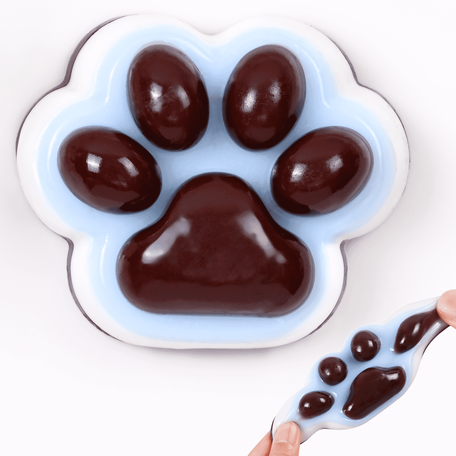 DAZLUTE Big Cat Paw Squishy Squeeze Toy, Pinch Stress Relief Toy, Soft ...