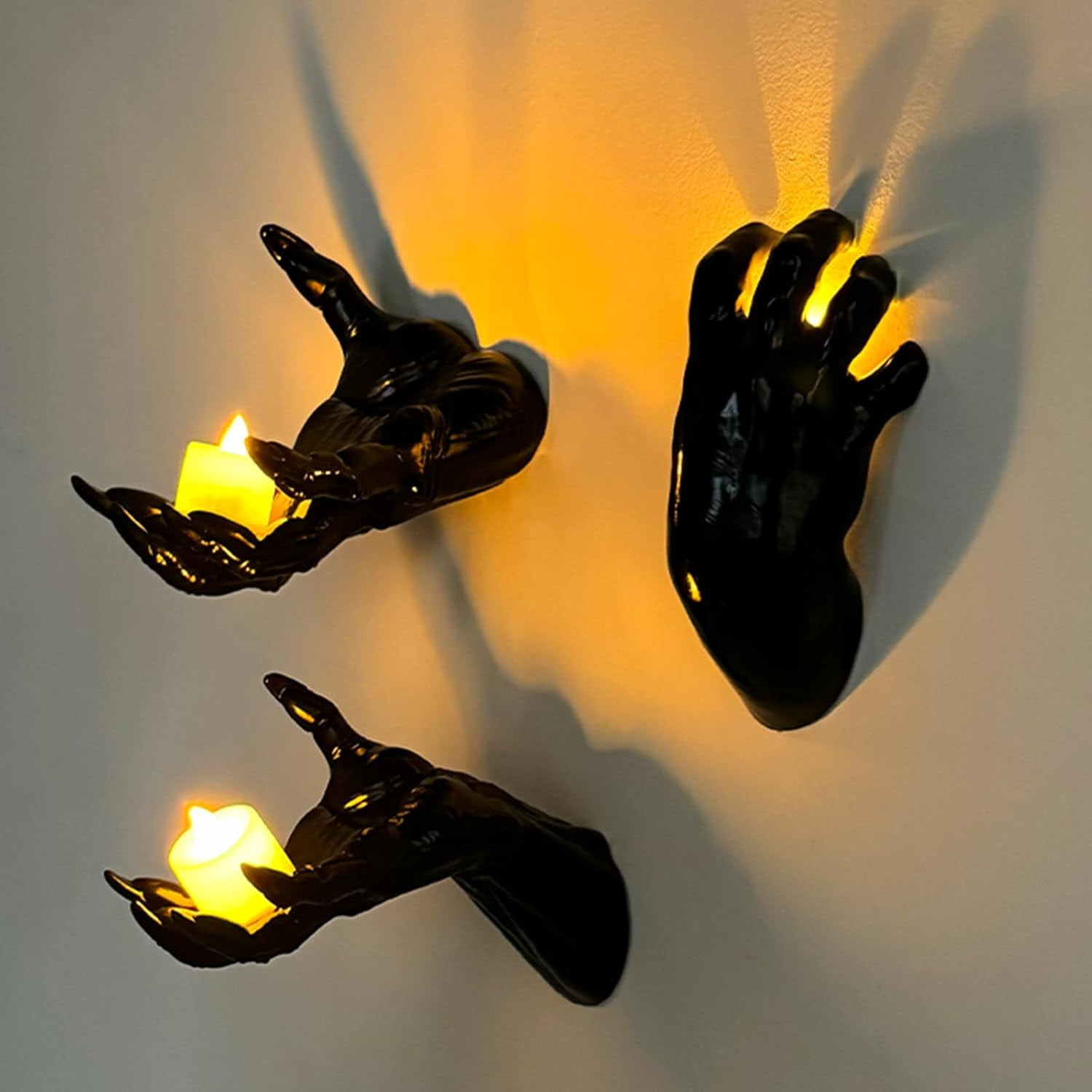 DAZONGE Halloween Decorations Indoor/Outdoor, Pack of 3 Wall Mounted ...
