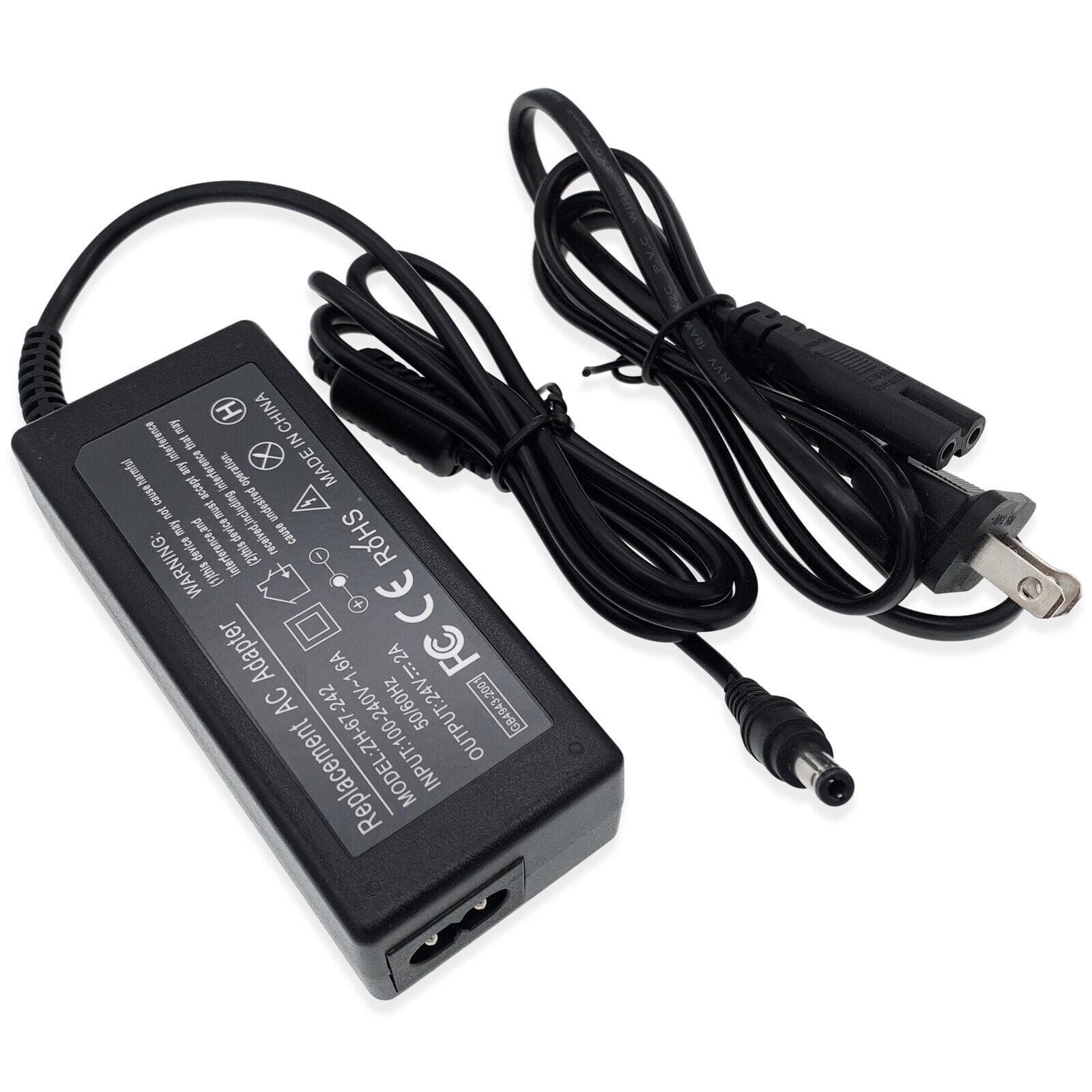 DAZUO 24V DC Adapter Charger, Cable Plug, Monitor Power Supply for ...