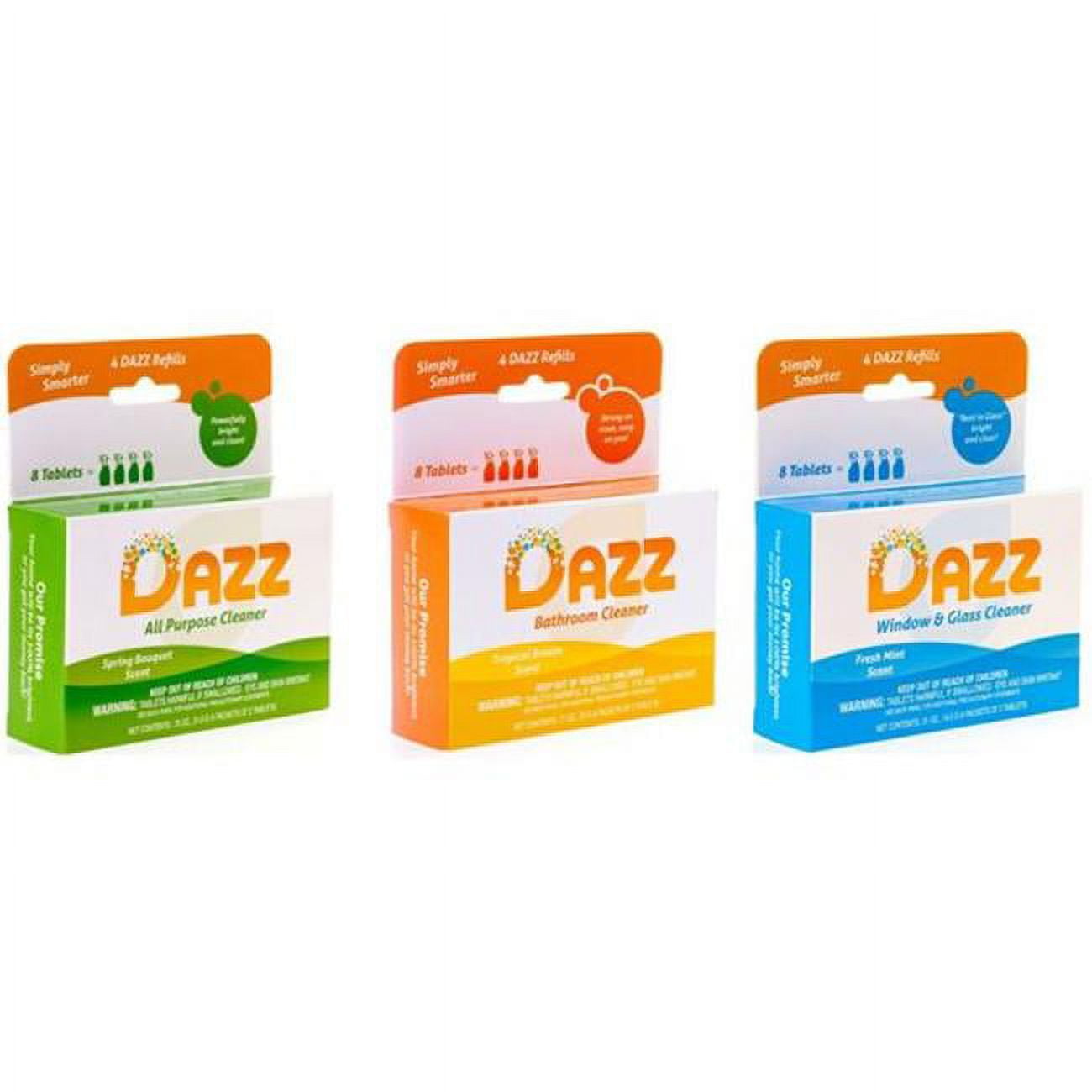 DAZZ Cleaning Tablets 011 Whole House Refill Pack - Walmart.com