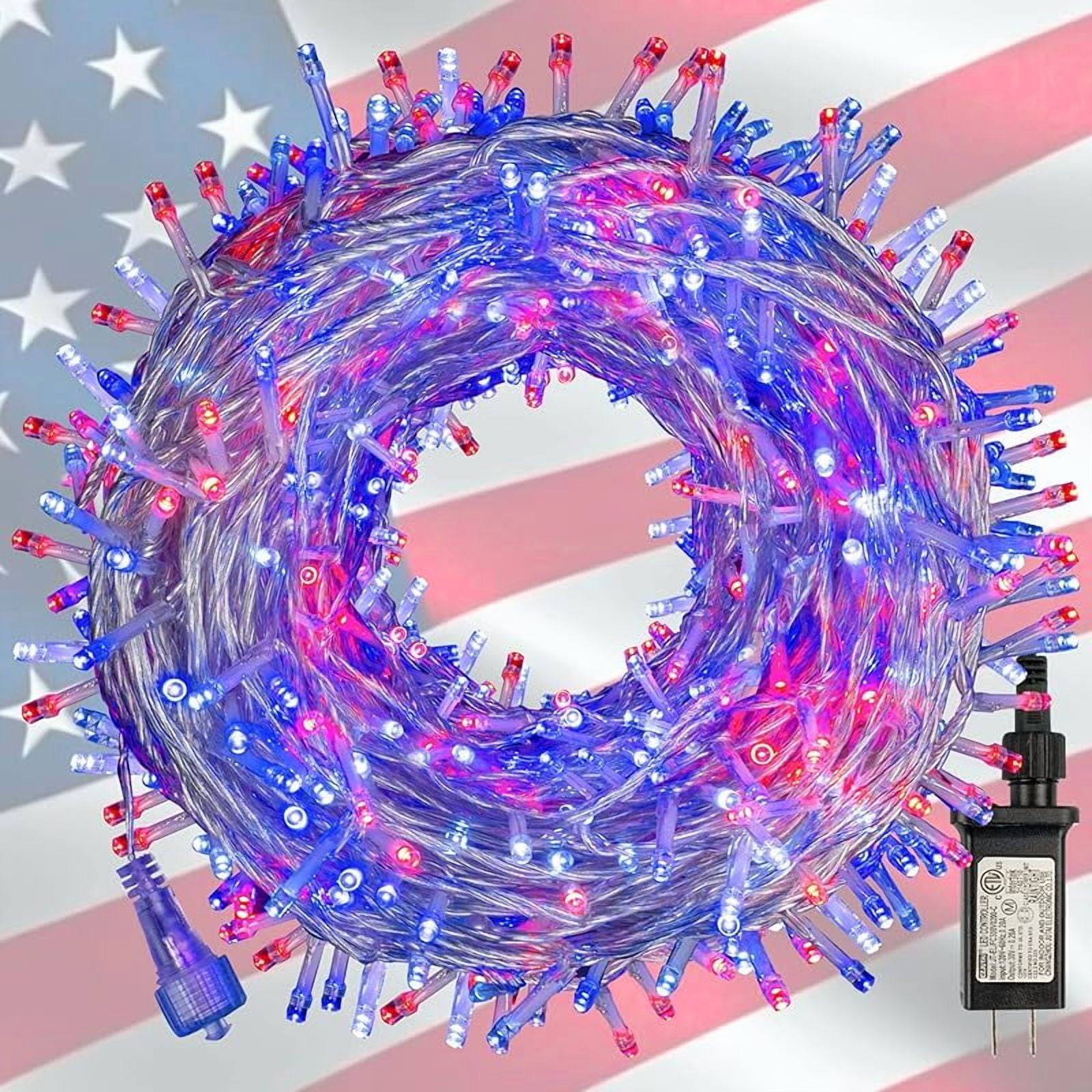 DAZZLE BRIGHT Halloween 300 LED String Lights, 100FT String Lights with ...