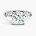 DAZZLE Jewel Princess Cut Excellent 2 Ct Diamond Rings for Women's ...