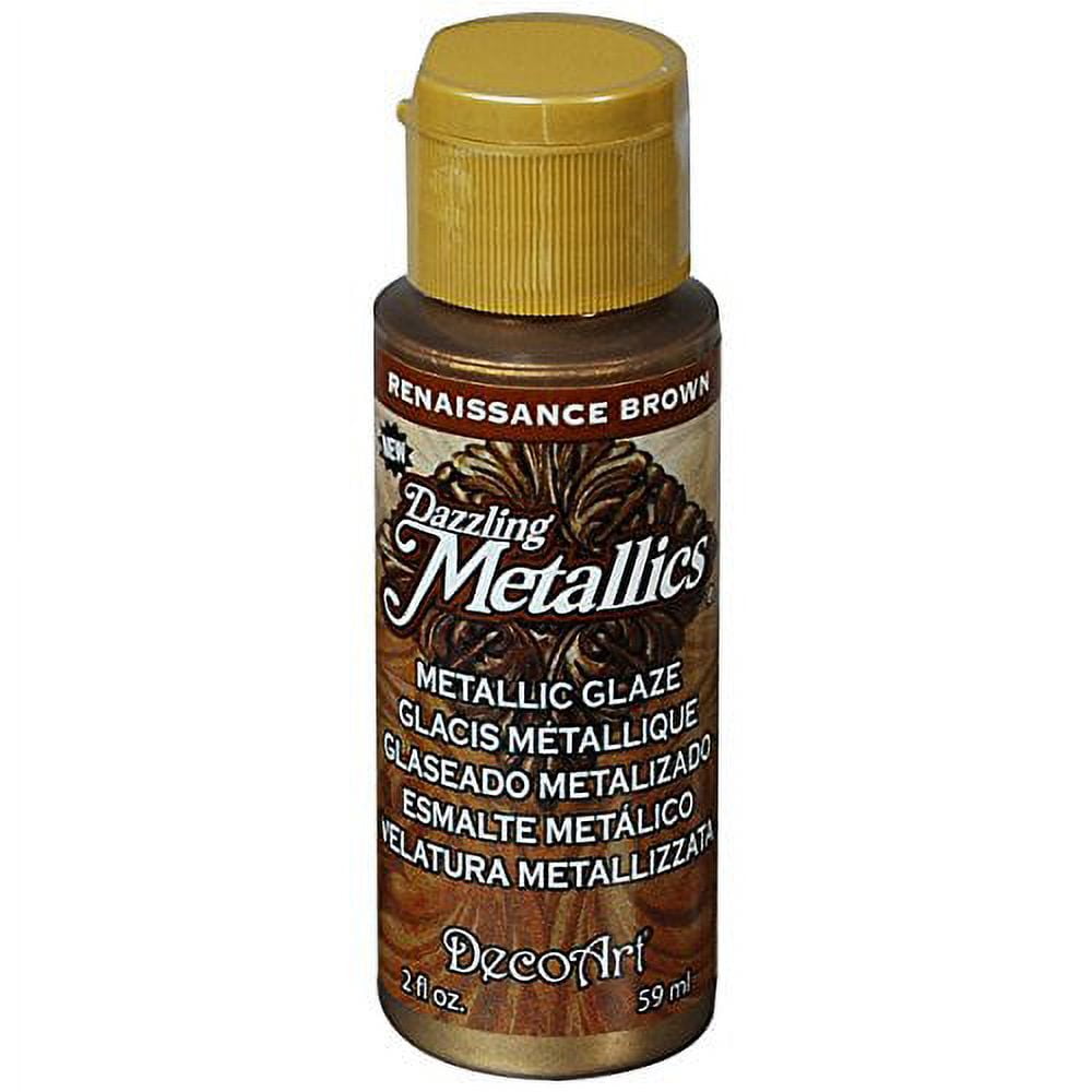 DAZZLING METALLICS GLAZES 2OZ RENAISSANCE BROWN - Walmart.com