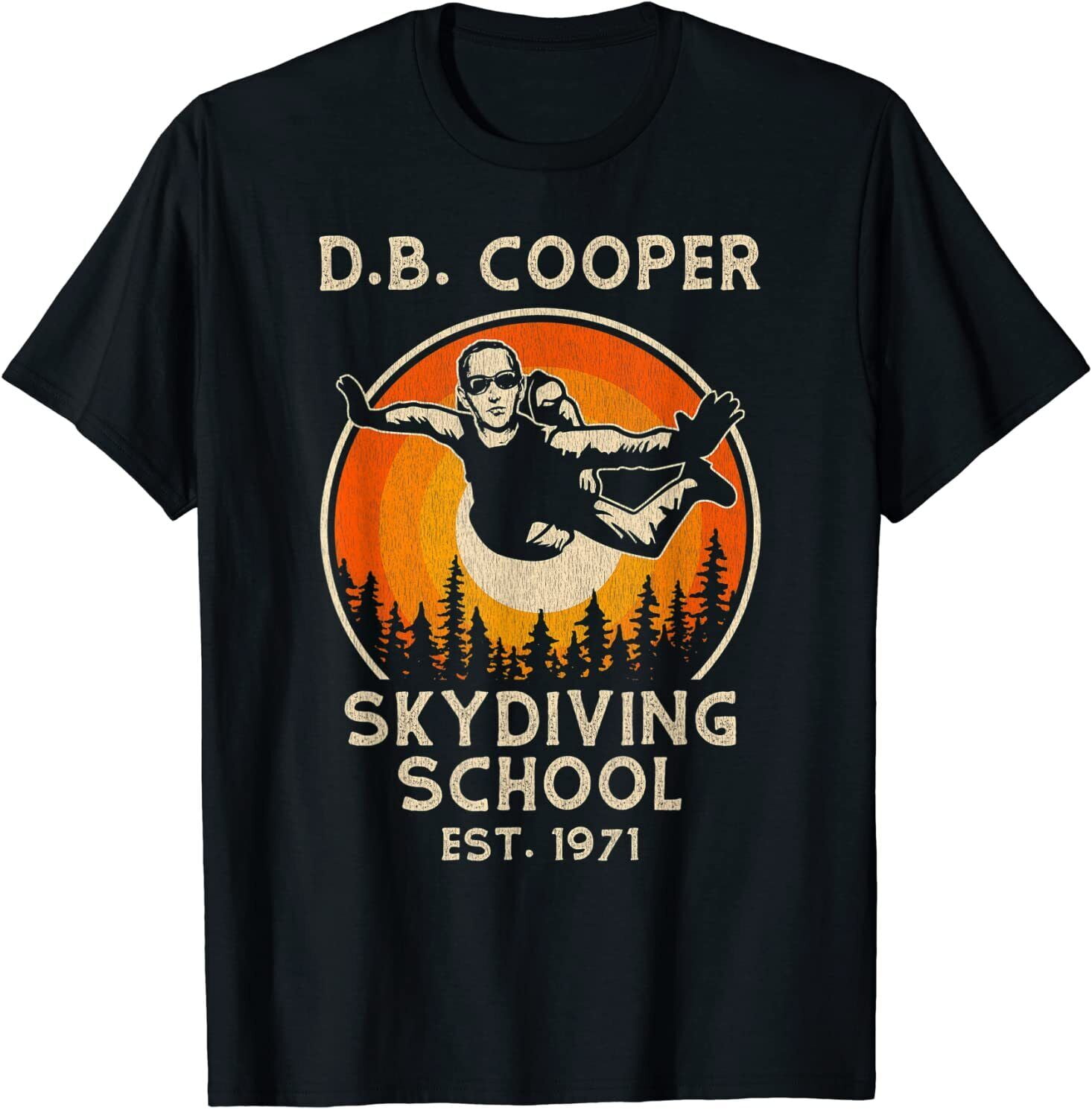 DB Cooper Skydiving School T-Shirt Size S-5XL - Walmart.com