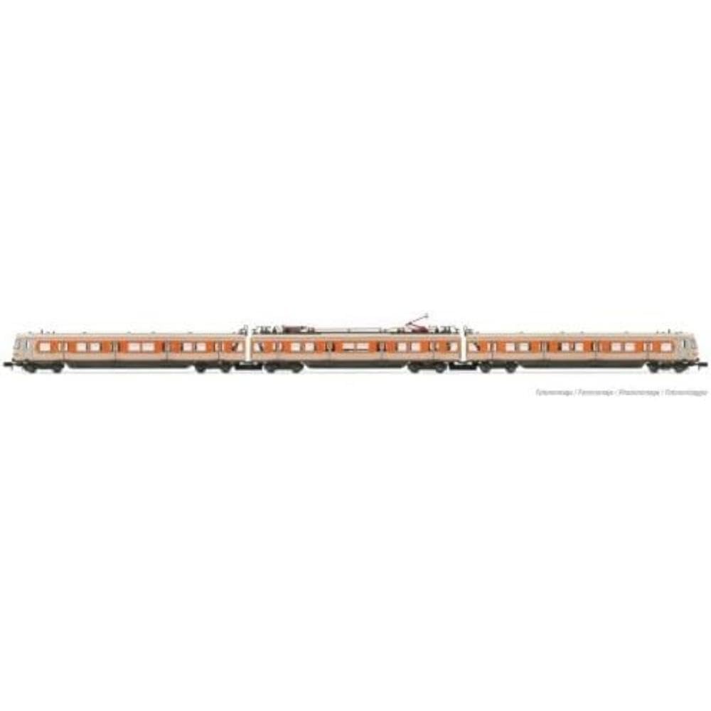 DB EMU Elektrolokomotive Klasse 420, 3 Stück, grau-orange lackiert, 2 ...