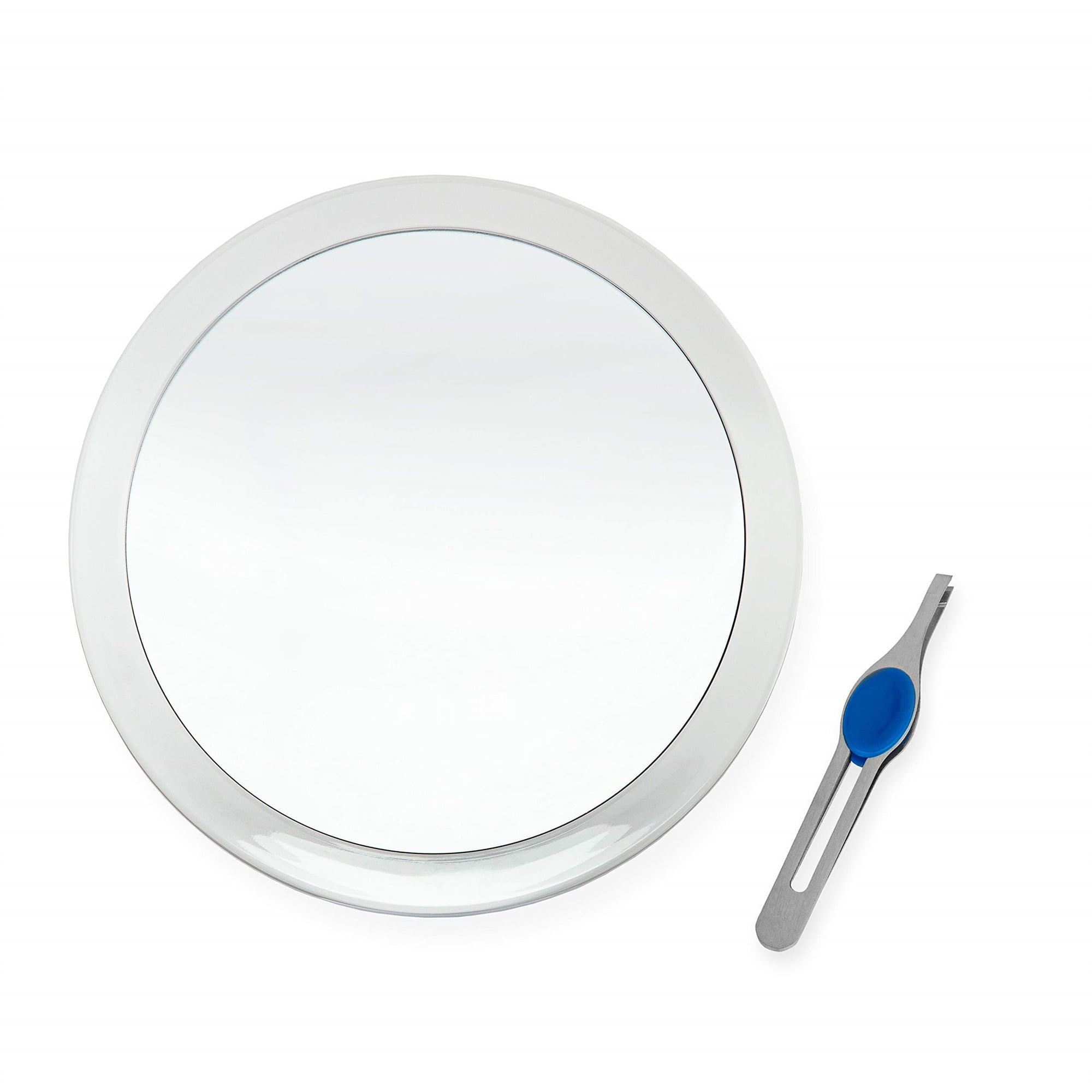 DBTech Magnifying Mirror 10x Wall Mount with Precision Tweezers Triple ...