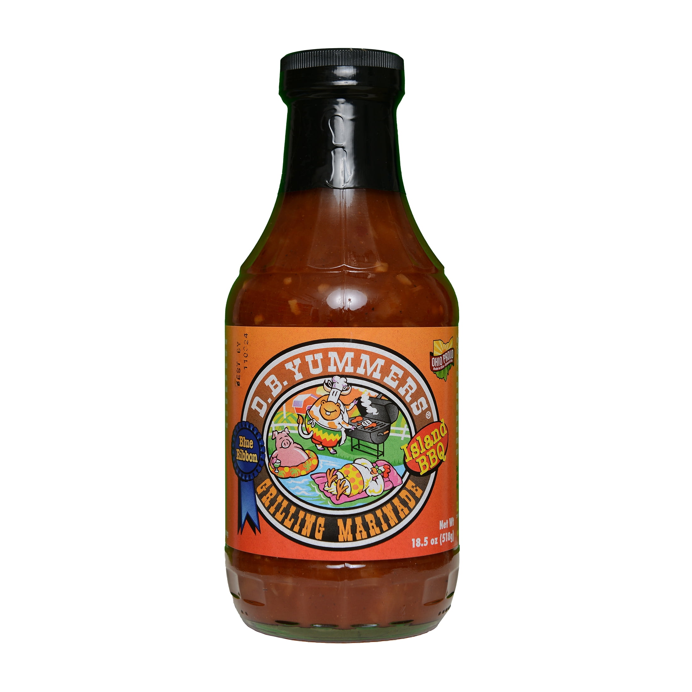 DB Yummers Island BBQ Sauce, 19.5 oz Jar - Walmart.com