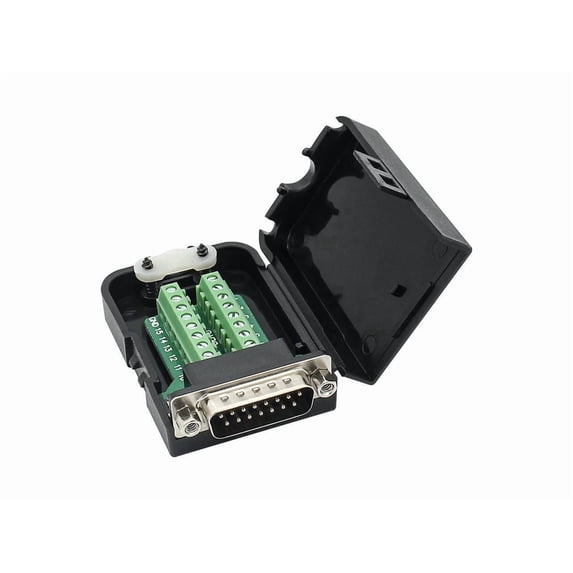 DB15 Breakout Connector Male Adapter 15-pin Port Adapter to Terminal ...