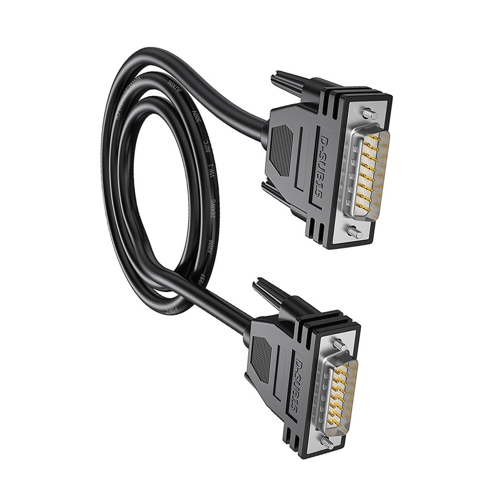 DB15 Cable DB15 Female to Male Data Transfer Cable Double Layer ...