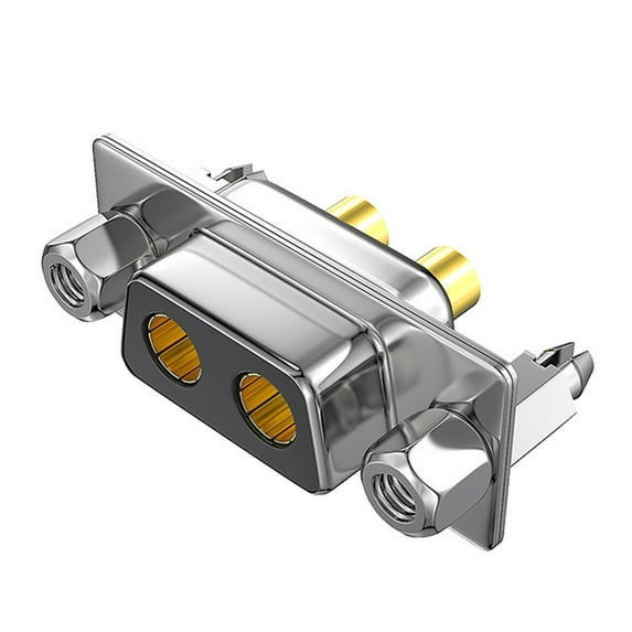 DB2 2W2 40A High Current Solid Pin Connector 2Pin Right Angled PCB ...