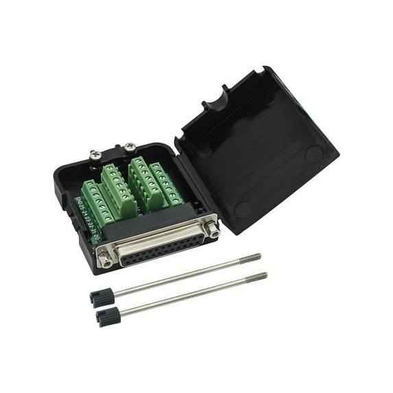 DB25 Breakout Board Solder-Free Female Adapter 25-pin Port Adapter to ...