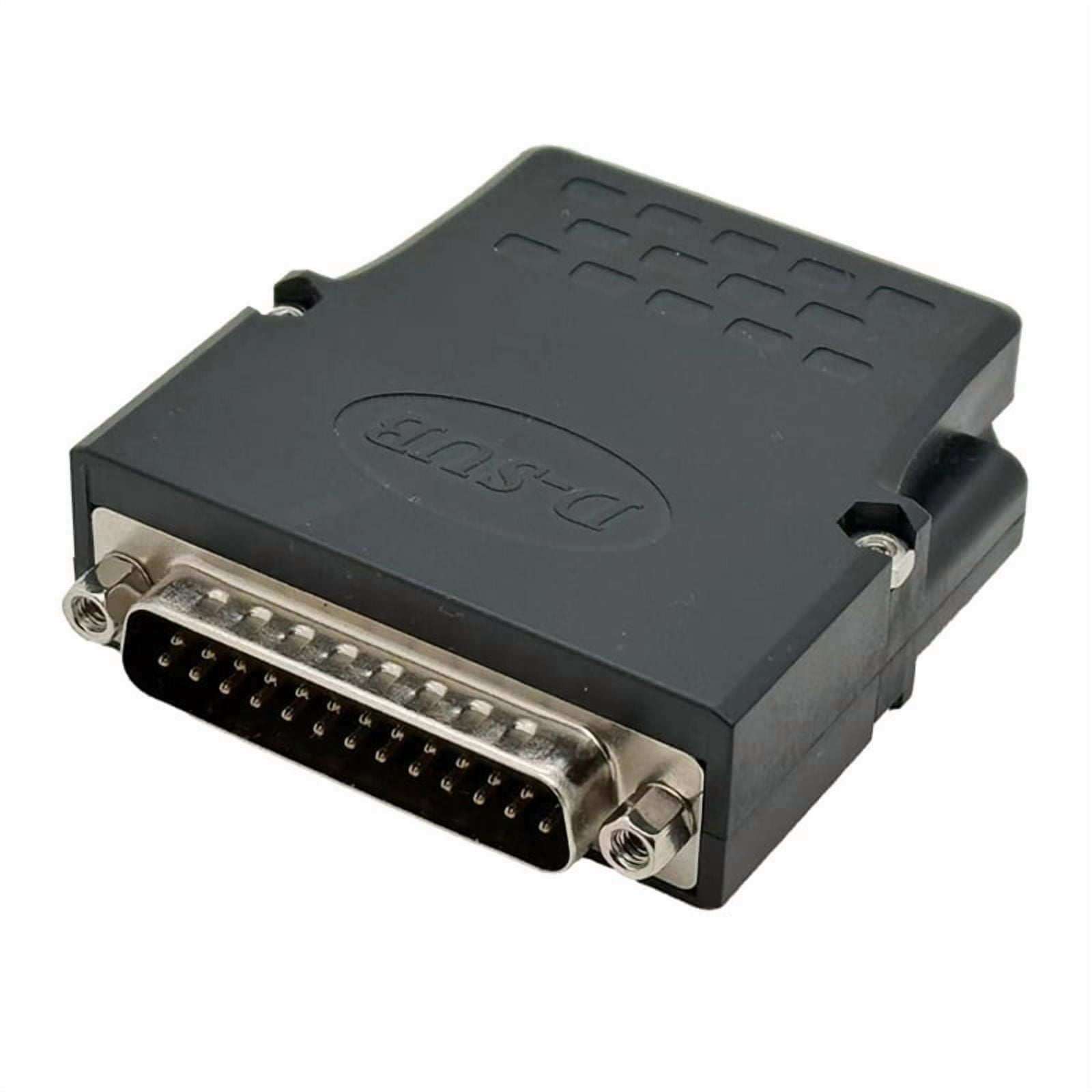 DB25 Breakout Board Solderless Female Adapter 25Pin Port to Terminal Connector Signal Module ...