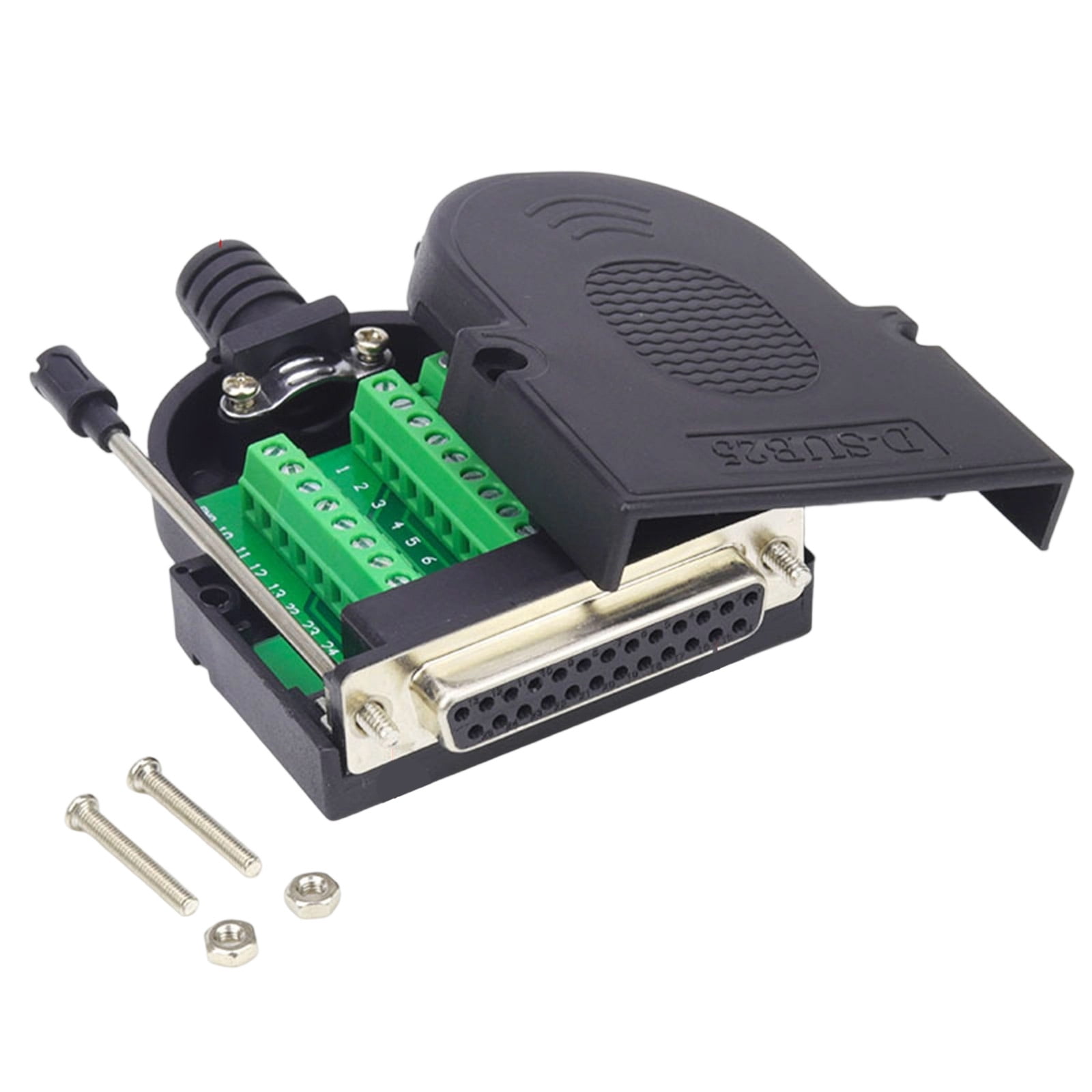 DB25 Connectors RS232 Terminal Block Adapter Module D-SUB 25-pin RS232 ...