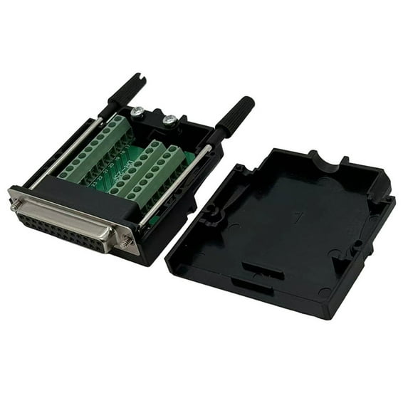 DB25 Female Board Module Solderless Adapter 25Pin Port to Terminals ...