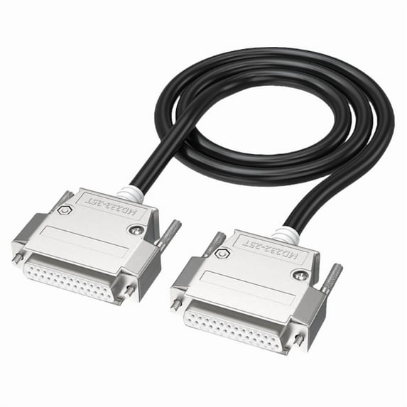 DB25 RS232 Extension Cable Double Shielding 26AWG Parallel Port Serial ...