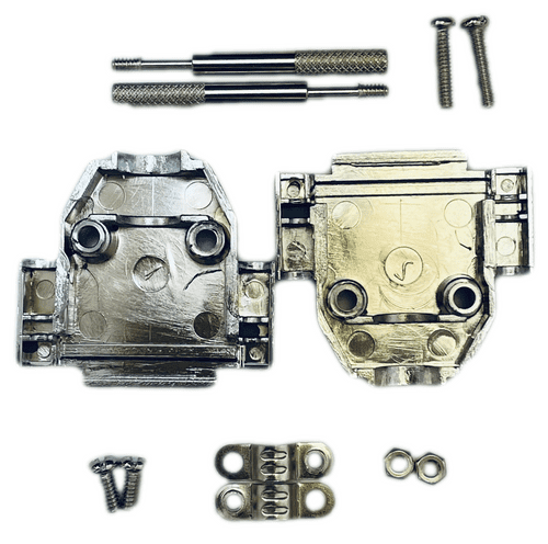 DB25 metalized plastic hood housing kit for 25 Pin D-sub connector ...