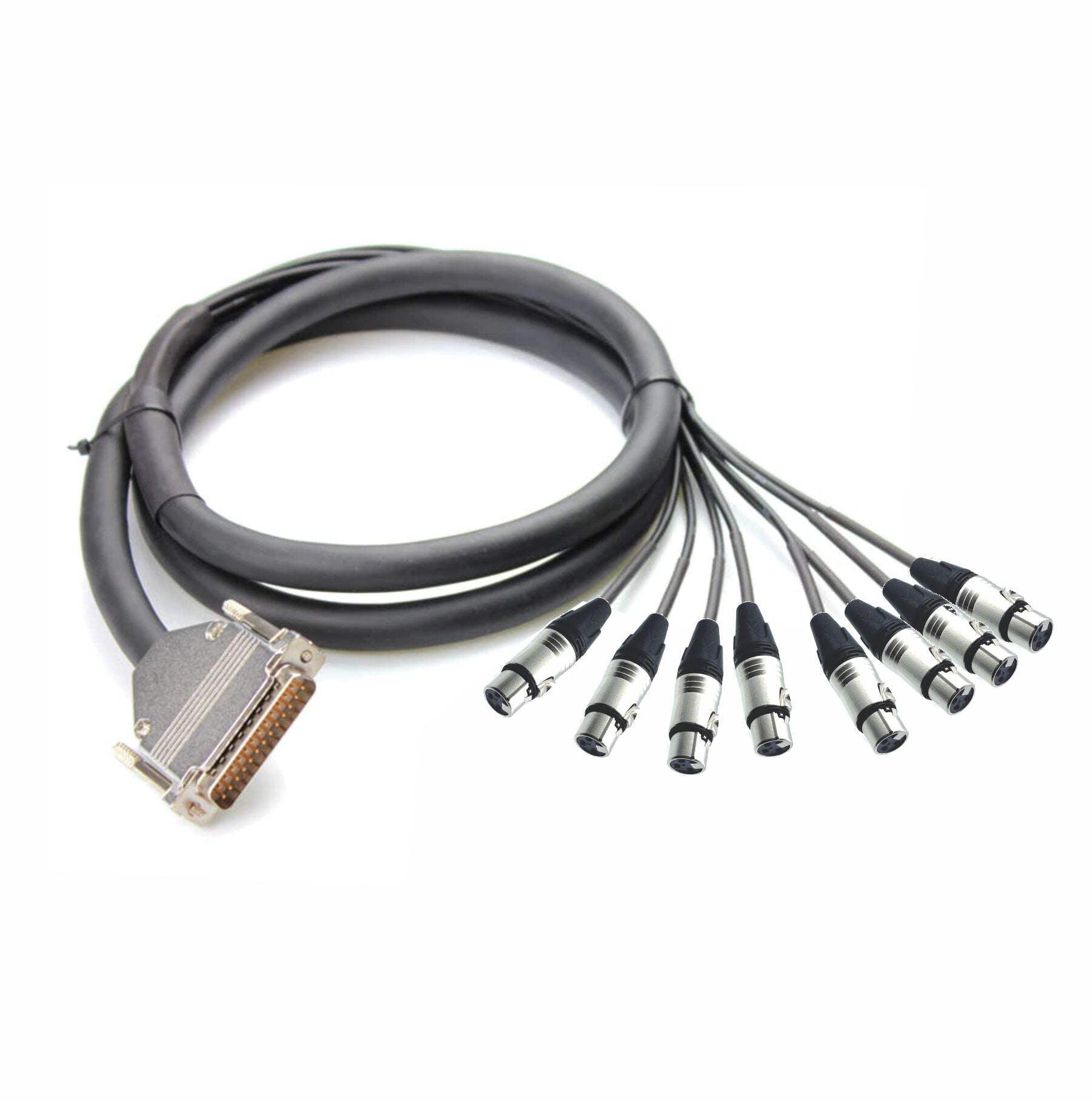 DB25 to 8 Channel XLR Female Analog Audio Cable - Walmart.com