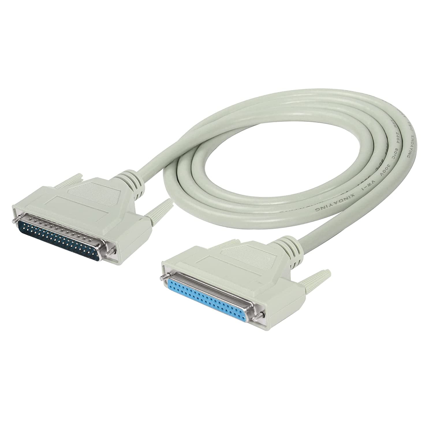DB37 37Pin Extension Cable Serial D-SUB 37 Pin Printer Parallel ...