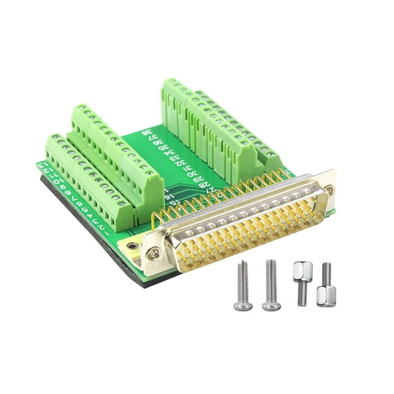 DB50 Terminal Board Connector Plug 50Pin DB50 Female Male Needle Plug ...