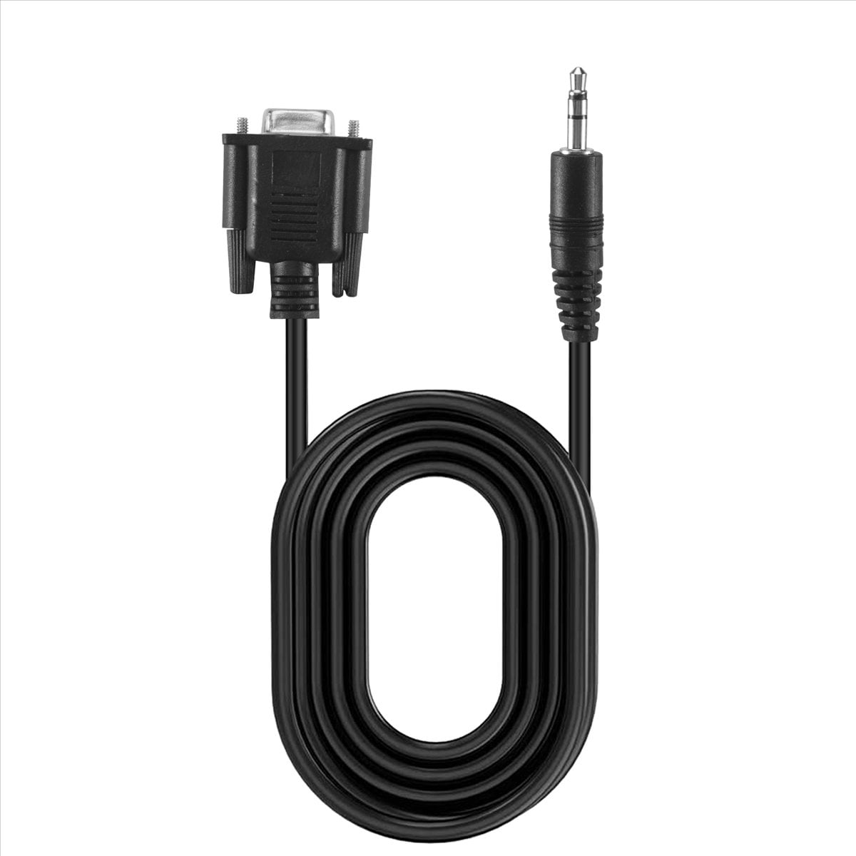 DB9 9 Pin VGA female cable ,DB Female to TRS 3.5mm (1/8in) Stereo Male ...