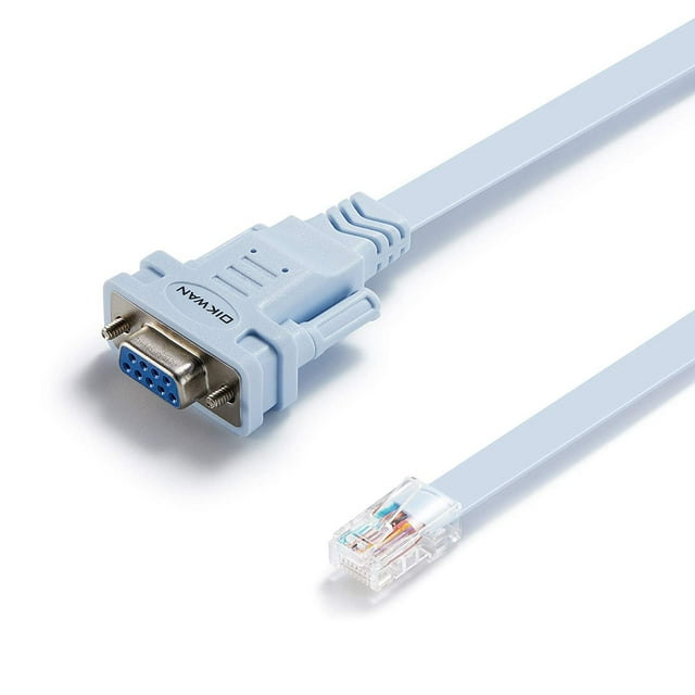 DB9 9PIN to RJ45 Console Cable,Compatible with Cisco Routers Switches ... DB9 9PIN to RJ45 Console Cable,Compatible with Cisco Routers Switches ...