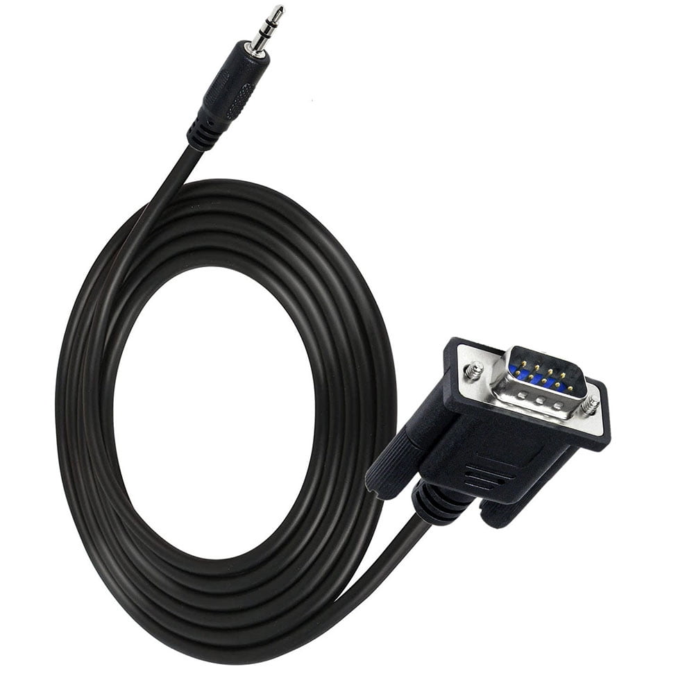 DB9 Male Head to DC3.5mm Male Head Serial RS232 Connection Cable DB9 ...