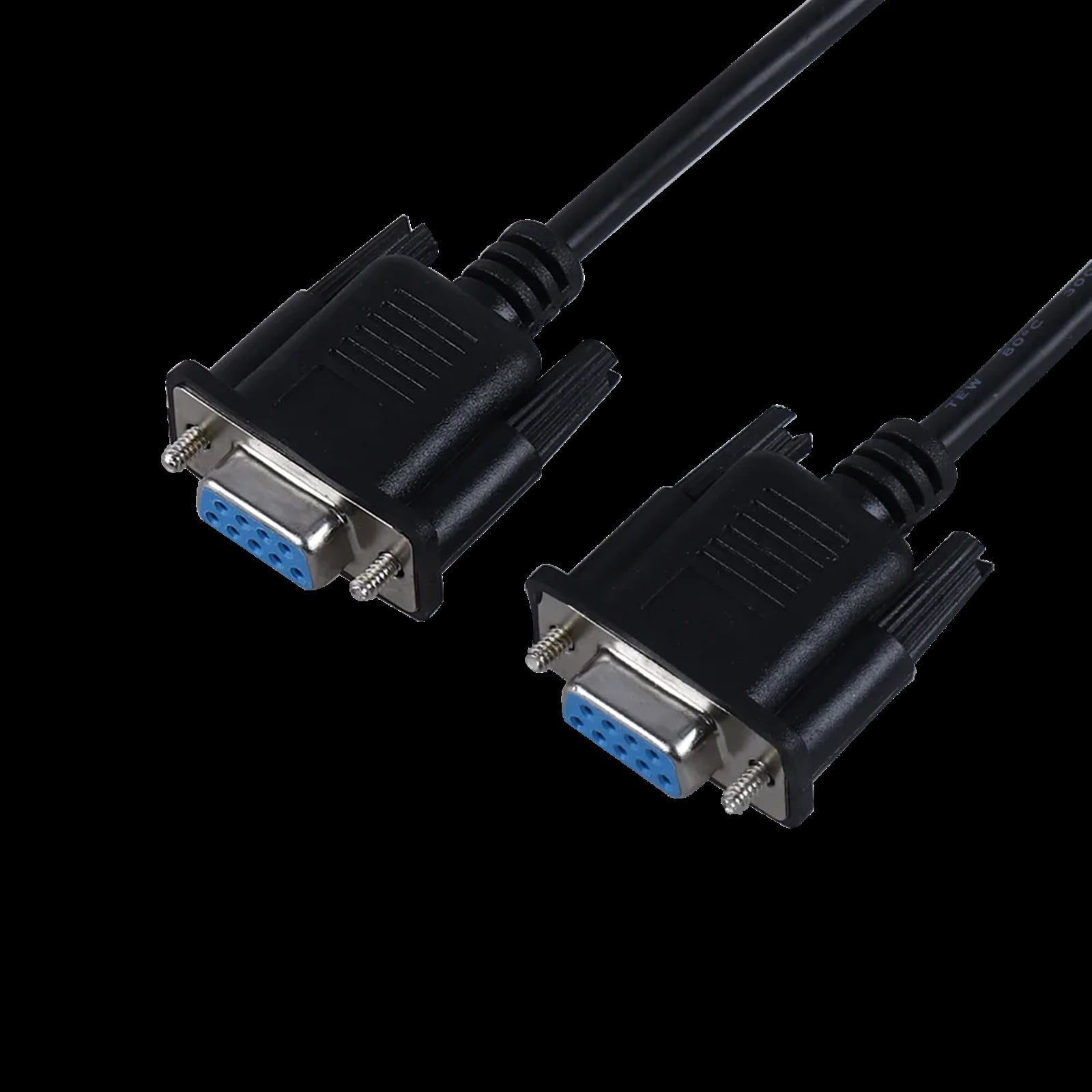DB9 Pin Serial Cable Extended Wire RS232 COM Female to Female Male to ...
