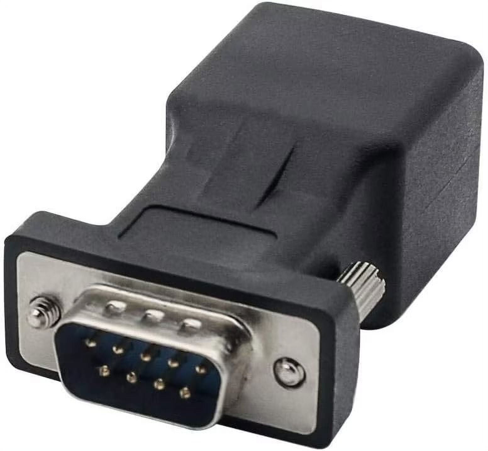 DB9 RS232 Male Port to RJ45 Female Connector Card DB9 Serial Port ...