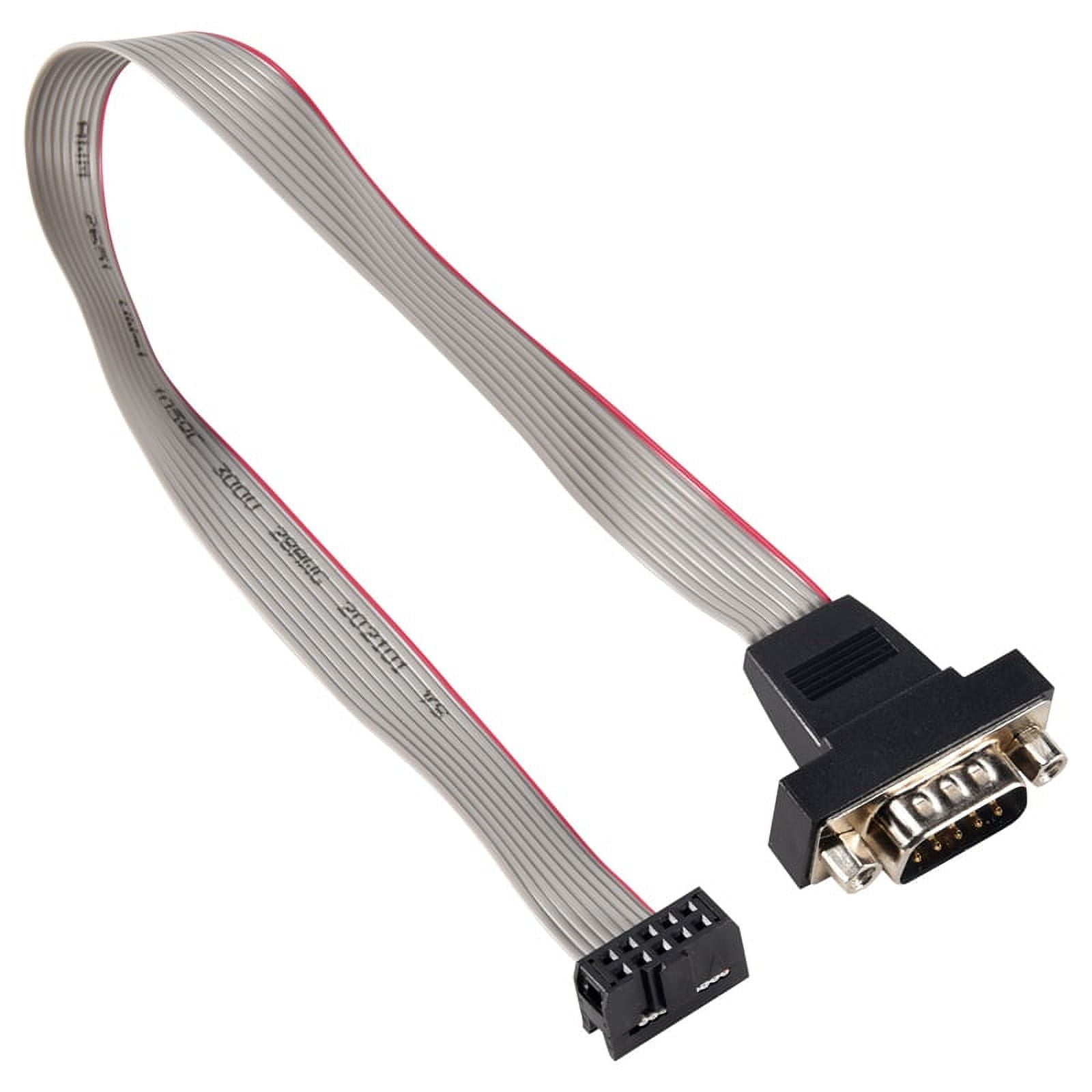 DB9 RS232 To 10 Pin Ribbon Cable Connector Adapter - Walmart.com