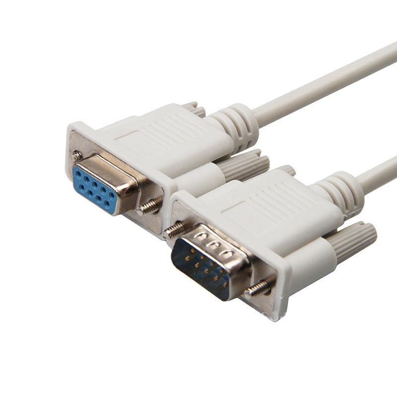 DB9 Serial Cable 9 Pin RS232 Serial Cable Male to Female PC Converter ...