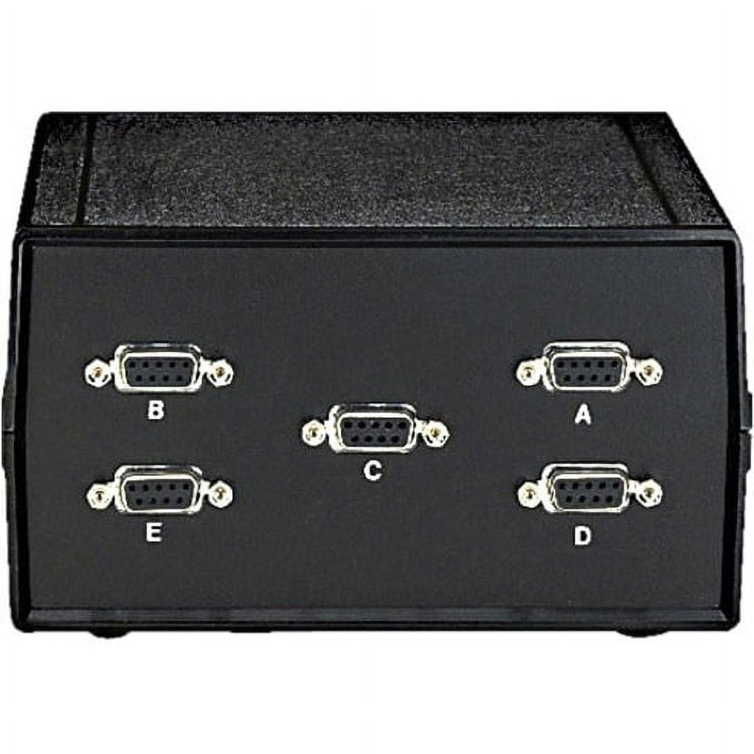DB9 Switch, ABCDE (4 to 1), Chassis Style A, (5) Male - Walmart.com