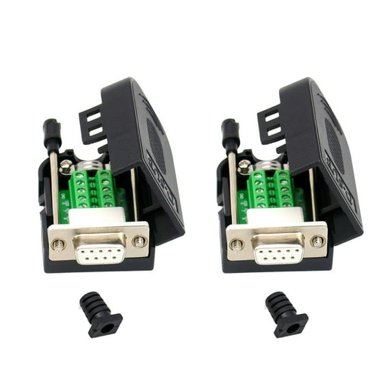 DB9pin RS232 Adapters Set 9Pin Module Connectors for PLC Instrument PVC ...