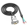 DB9port RS485 Serial Communication Cable Metal Shell Shielded Fast ...