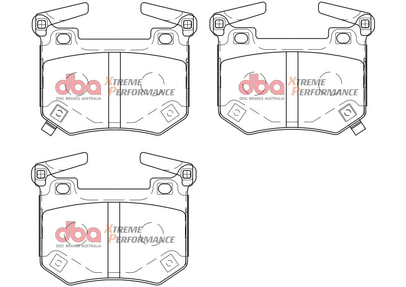 DBA DB15004XP Twin Turbo XP Performance Rear Brake Pads for 2018 Plus ...
