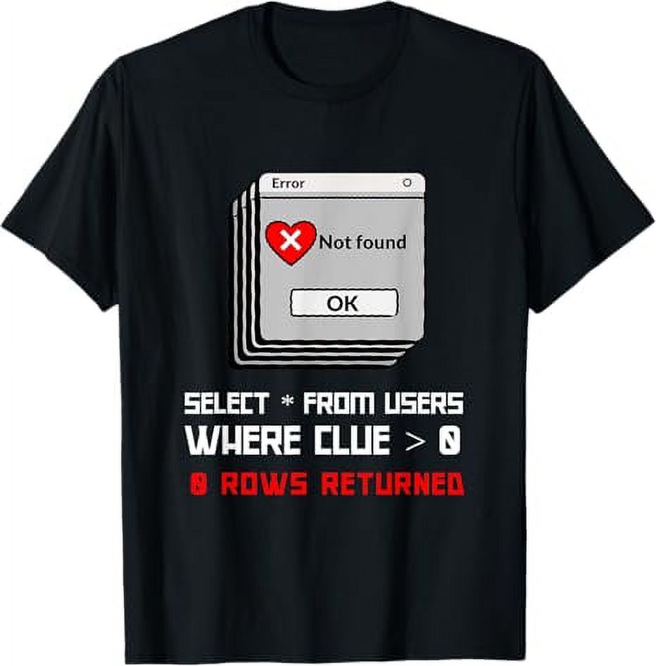 DBA Shirt SQL Query Funny SQL Database Admin Programmer T-Shirt ... DBA Shirt SQL Query Funny SQL Database Admin Programmer T-Shirt ...