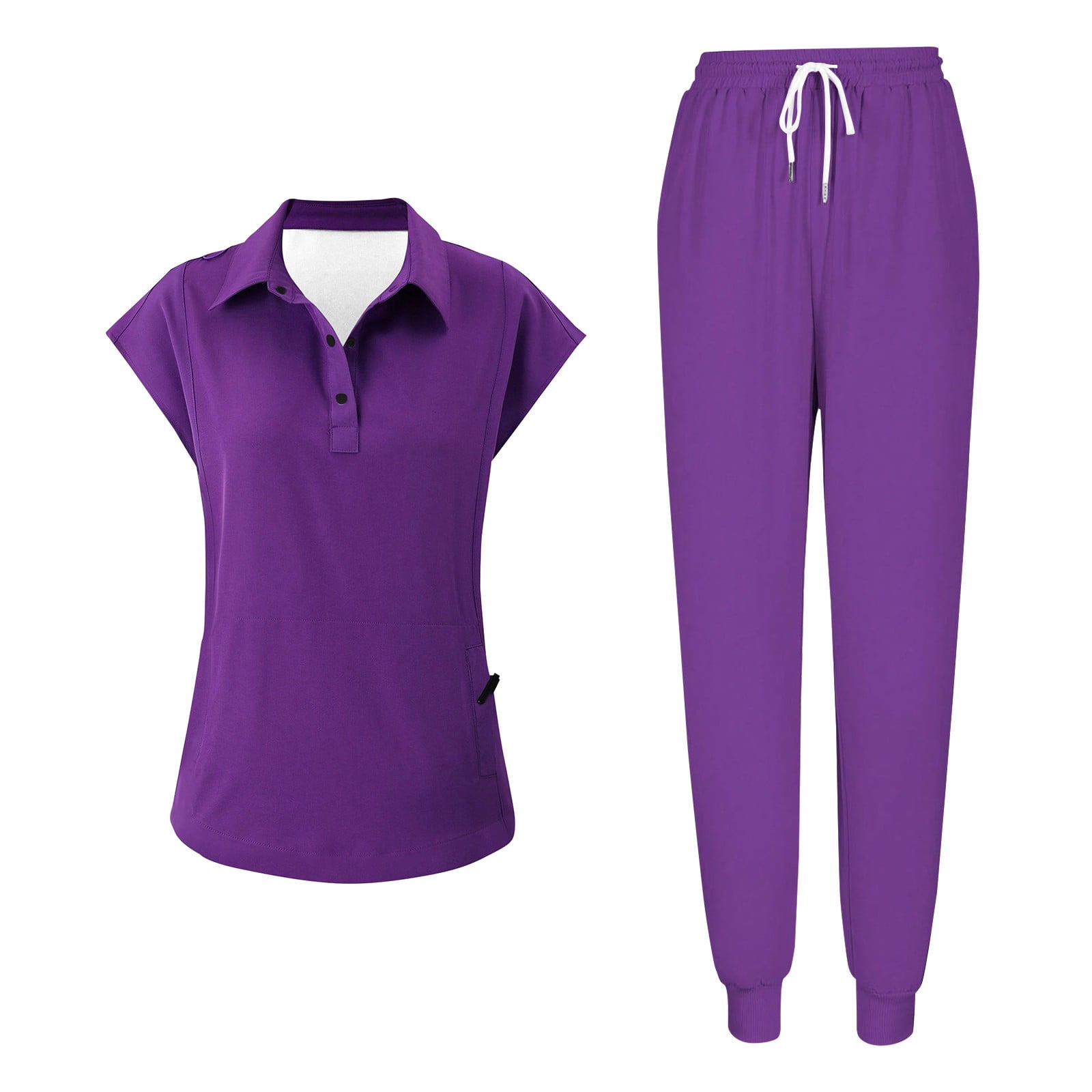 DBAIXID Scrub Uniforms for Women Set 2 Pack Clearance Scrubs and Tall ...