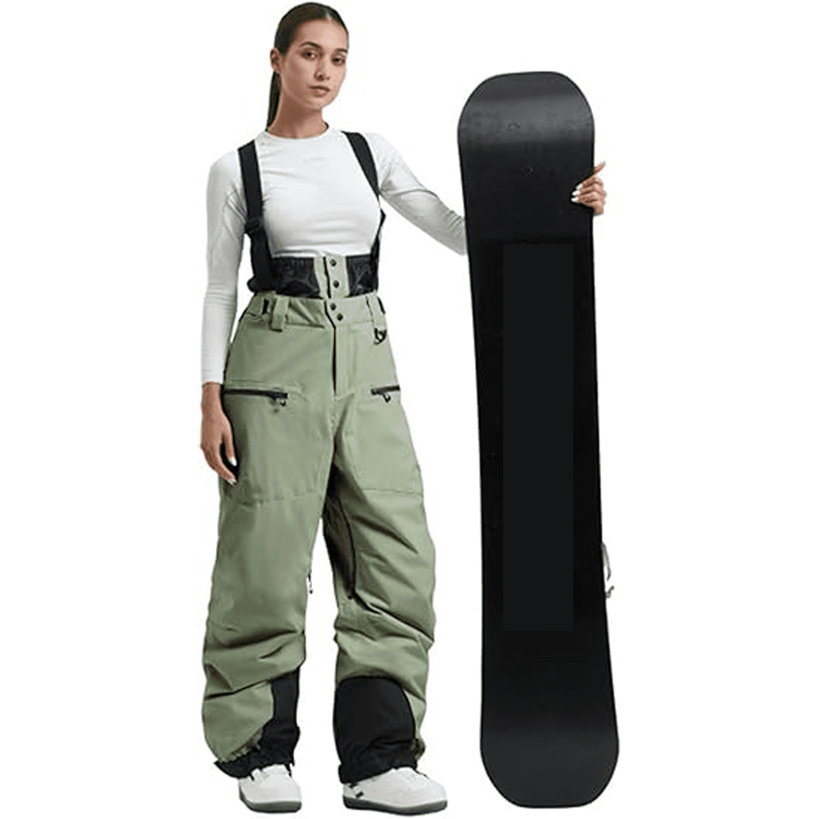 DBAIXID Snow Pants Women Unisexs Arctix Small Snowboard Overall Heavy ...