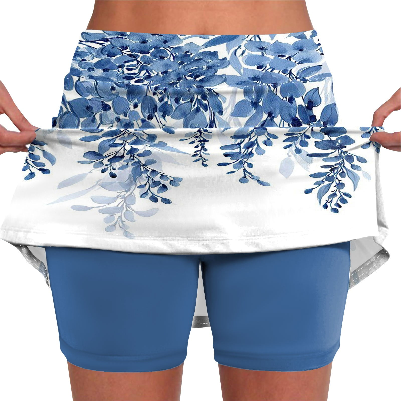 DBAIXID Womens Skorts with Pockets Tummy Control Plus Size Skorts for ...